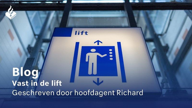 Blog: Vast in de lift | politie.nl